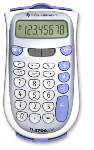 Texas Instruments TI-1706 SV Basic Calculator - SchoolMart