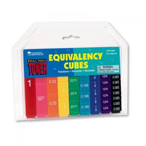 Fraction Tower® Equivalency Cubes | SchoolMart
