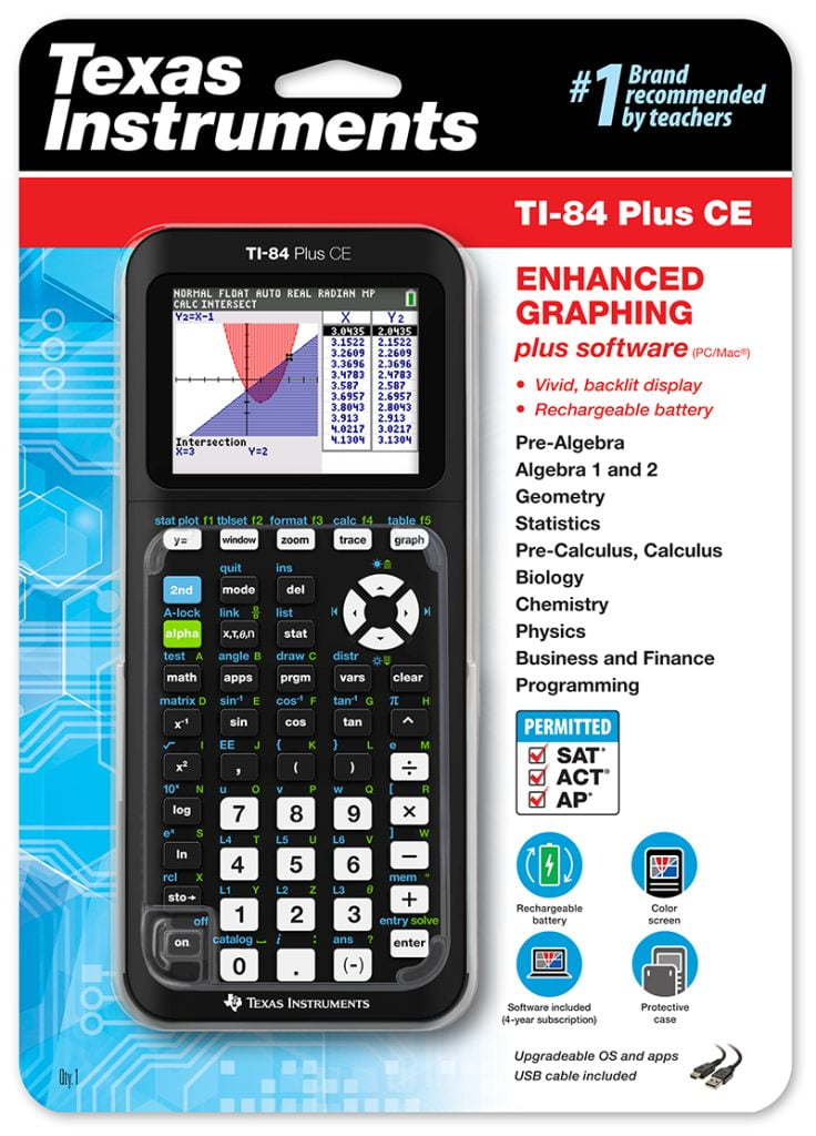 TI 84 Plus CE Graphing Calculator (PARCC-HS)